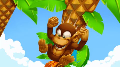 Monkey Bounce - Play Free Online Games - Scorenga Games